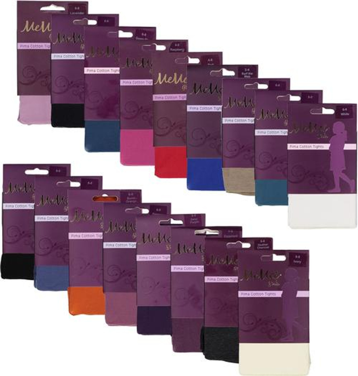 Memoi Girls Pima Cotton Tights – Out of the Box USA