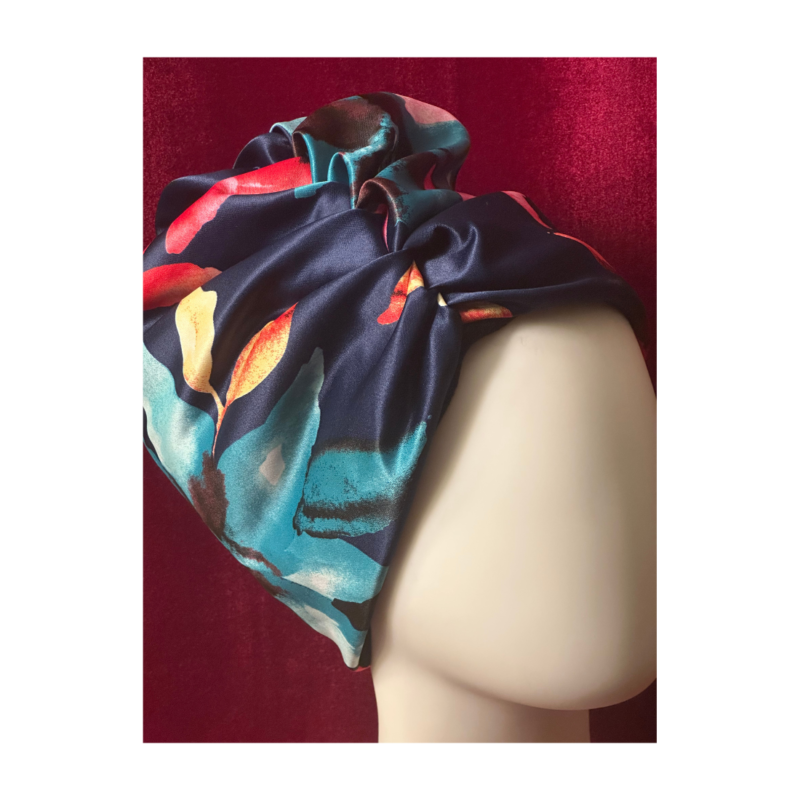 Luxury Bonnet, Satin Floral Design – Out of the Box USA